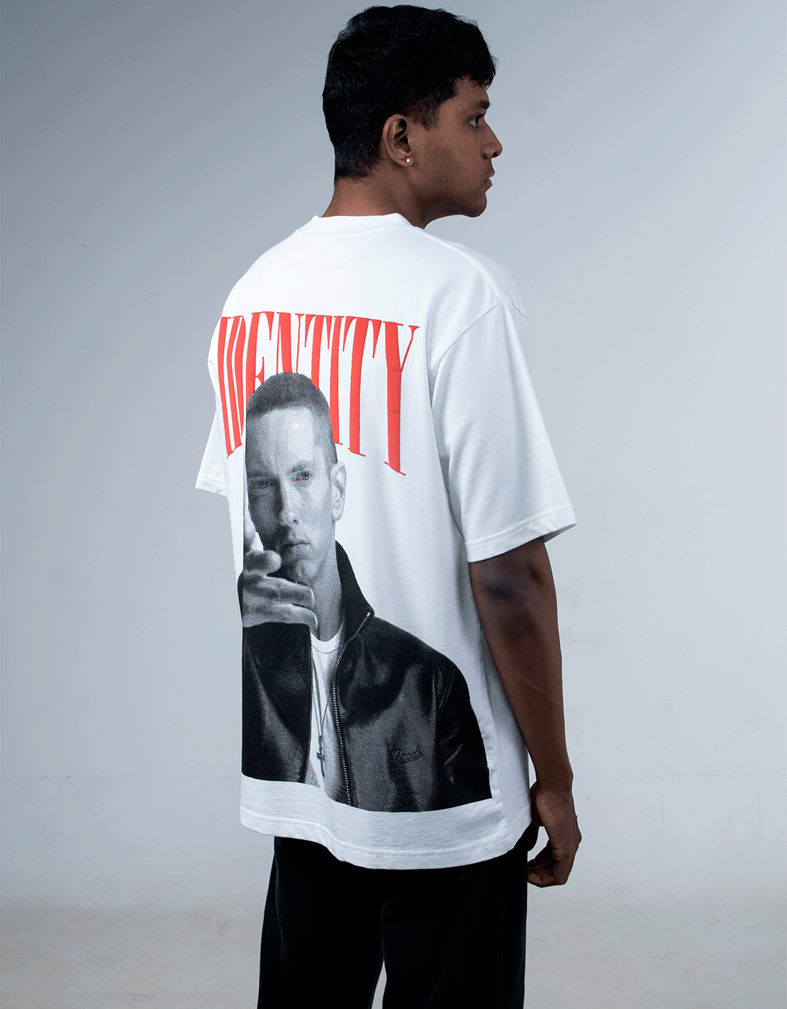 Eminem |Identity Is Everything | Oversized | White – Angi Clothing
