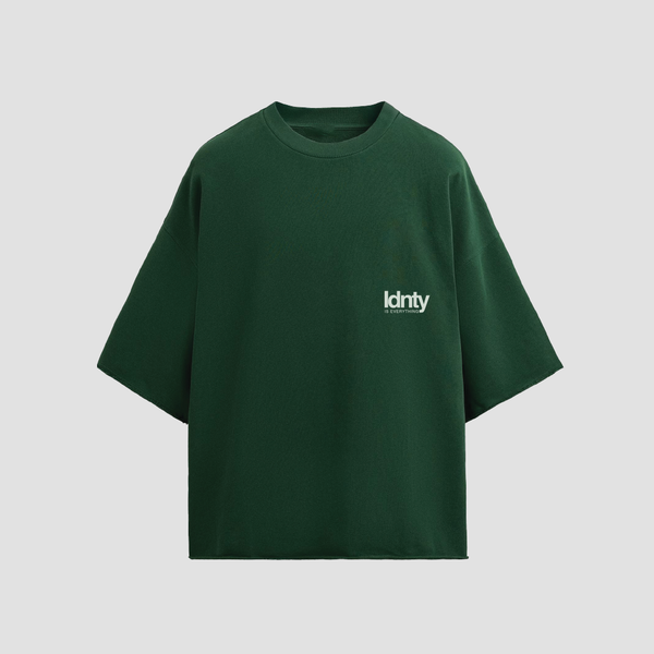 King | Identity Is Everything | Oversized T-shirt | Green – Angi Clothing